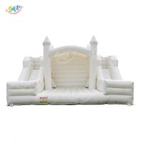 China White Inflatable Castle Bouncer Jump House For Outdoor Birthday Party Rental Business for sale
