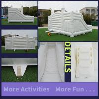 China White Inflatable Castle Bouncer Jump House For Outdoor Birthday Party Rental Business for sale