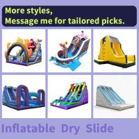 China Commercial Grade Spooky Mansion Inflatable Slide Halloween Bouncy Castle Combo for Party Rental Business for sale
