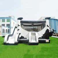 China Commercial Grade Inflatable Cow Bounce House with Slide Cow Theme Bouncy Castle for Party Rental Kids Outdoor Fun for sale