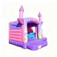 China Commercial Grade Pink Princess Inflatable Bounce House Slide Combo Dream Castle Theme Party Rental Bouncer for sale