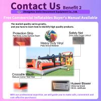 China Heavy Duty PVC Plumber Hero Inflatable Bounce House with Slide Combo Inflatable Bouncer for Party Rental Business for sale