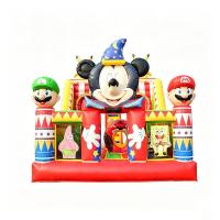 China Commercial Grade Carnival Theme Inflatable Slide Combo Cartoon Character Bouncy Castle for Kids Party Rental Business for sale