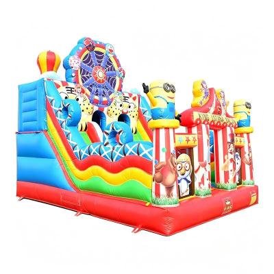 China Commercial Grade Carnival Theme Inflatable Slide Combo Amusement Park Bouncy Castle for Party Rental Business for sale
