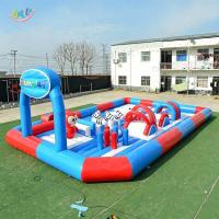 China Commercial Grade Inflatable Water Obstacle Course Pool Slide Inflatable Water Park for Party Rental Outdoor Water Game(YKF058) for sale