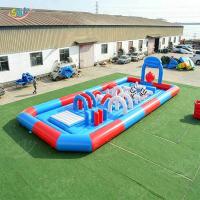 China Commercial Grade Inflatable Water Obstacle Course Pool Slide Inflatable Water Park for Party Rental Outdoor Water Game(YKF058) for sale