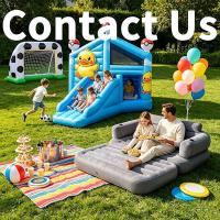 China Inflatable Sofa Bed Foldable Air Couch Blow Up Lounger with Armrests Flocked Surface for Living Room Camping Guest Bed(WGSFC0827) for sale