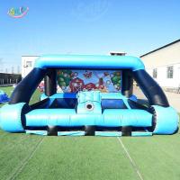 China Commercial Grade Inflatable IPS Game Arena Farm Theme Interactive Taps Game Bunker for Kids Party Rental Event(YKG156) for sale