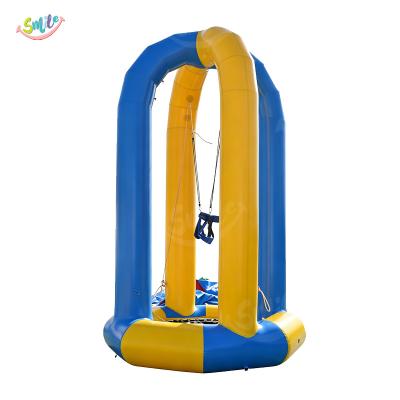 China Commercial Grade Inflatable Bungee Trampoline Kids Single Bungee Jump Inflatable Sport Game for Party Rental Business(YKG159) for sale