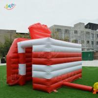 China Commercial Grade Inflatable Popcorn Kiosk Red White Inflatable Concession Stand Food Booth for Kids Party Rental Event(YKT034) for sale