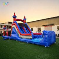China Commercial Grade Inflatable Obstacle Course Castle Combo Kids Outdoor Bouncy House Party Rental Inflatable Slide(YKO044) for sale
