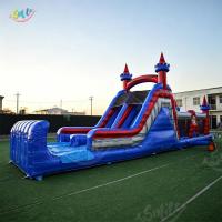 China Commercial Grade Inflatable Obstacle Course Castle Combo Kids Outdoor Bouncy House Party Rental Inflatable Slide(YKO044) for sale