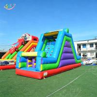 China Commercial Grade Inflatable Slide Outdoor Playground Kids Bouncy Slide Combo For Party Rental Business PVC(YKO045) for sale