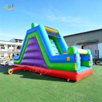 China Commercial Grade Inflatable Slide Outdoor Playground Kids Bouncy Slide Combo For Party Rental Business PVC(YKO045) for sale