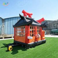 China Martial Arts Dojo Inflatable Bouncer Combo Commercial PVC Chinese Temple Bounce House for Kids Party Rental（YKB111) for sale