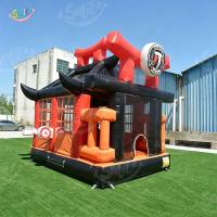 China Martial Arts Dojo Inflatable Bouncer Combo Commercial PVC Chinese Temple Bounce House for Kids Party Rental（YKB111) for sale