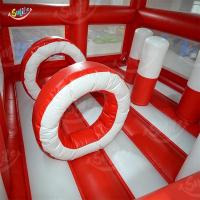 China Red Party Time Inflatable Bouncer Commercial PVC Bouncy Castle Kids Jumping House for Event Rental Business（YKB112) for sale