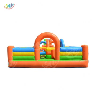 China Commercial Grade Inflatable Maze Obstacle Course Party Rental Kids Fun Park Jump Bouncer Playground For Outdoor Events(YKF060) for sale