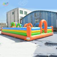 China Commercial Grade Inflatable Maze Obstacle Course Party Rental Kids Fun Park Jump Bouncer Playground For Outdoor Events(YKF060) for sale