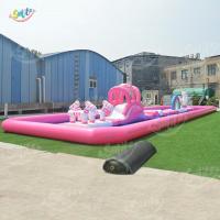 China Commercial Grade Unicorn Inflatable Water Obstacle Course Party Rental Floating Aqua Park Bouncer For Swimming Pool (YKF062) for sale