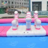 China Commercial Grade Unicorn Inflatable Water Obstacle Course Party Rental Floating Aqua Park Bouncer For Swimming Pool (YKF062) for sale