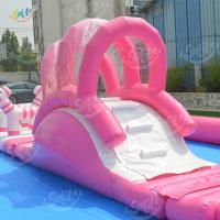 China Commercial Grade Unicorn Inflatable Water Obstacle Course Party Rental Floating Aqua Park Bouncer For Swimming Pool (YKF062) for sale