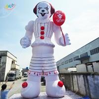 China Commercial Grade Giant Inflatable Horror Clown Halloween Decoration Party Rental Outdoor Scary Clown Inflatable for sale