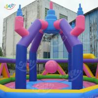 China Giant Inflatable Obstacle Course Theme Park Commercial Grade Inflatable Playground Park for Kids Party Rental Business(YKF063) for sale