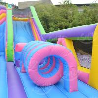China Giant Inflatable Obstacle Course Theme Park Commercial Grade Inflatable Playground Park for Kids Party Rental Business(YKF063) for sale