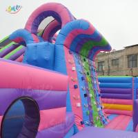 China Giant Inflatable Obstacle Course Theme Park Commercial Grade Inflatable Playground Park for Kids Party Rental Business(YKF063) for sale