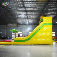 China Cute Cartoon Inflatable Water Slide With Pool Commercial Grade PVC Party Rental Inflatable Bouncer Slide For Outdoor(YKW102) for sale