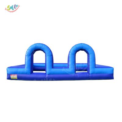 China Commercial Grade Inflatable Foam Pit With Arches 5x7m Blue PVC Foam Party Pool For Rental Business(YKG161) for sale