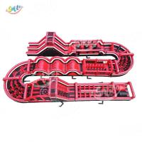 China Large Commercial Inflatable 5K Obstacle Course Racing Track Giant Blow Up Playground For Carnival Sports Event Rental（YKO048) for sale