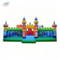 China Large Inflatable Obstacle Course Kids Party Rental Commercial Grade Animal Theme Bouncer Slide Playground Combo for sale