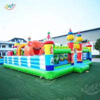 China Large Inflatable Obstacle Course Kids Party Rental Commercial Grade Animal Theme Bouncer Slide Playground Combo for sale