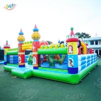 China Large Inflatable Obstacle Course Kids Party Rental Commercial Grade Animal Theme Bouncer Slide Playground Combo for sale