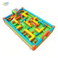 China Large Inflatable Obstacle Course Kids Party Rental Commercial Grade Inflatable Playground Bouncer Slide Combo(YKF027) for sale