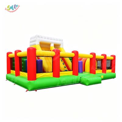 China Commercial Grade Inflatable Obstacle Course Party Rental Giant Bouncer Slide Jumping Castle Playground(YKF049) for sale