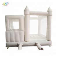 China Commercial Grade White Inflatable Wedding Castle Party Rental Kids Adults Bouncer Slide Combo Jumping Castle Ball Pit（YKC220) for sale