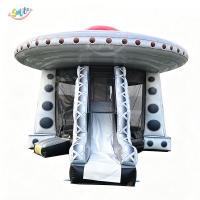 China Giant Inflatable UFO Spaceship Bouncer with Slide Commercial Grade Alien Theme Jumping Castle for Party Rental（YKC223) for sale