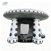 China Giant Inflatable UFO Spaceship Bouncer with Slide Commercial Grade Alien Theme Jumping Castle for Party Rental（YKC223) for sale