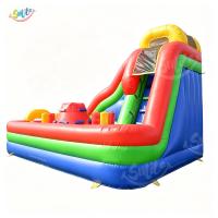 China Commercial Inflatable Volcano Climbing Slide Adventure Theme Bouncer Slide Combo For Party Rental(YKF028) for sale