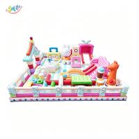China Soft Inflatable Toddler Playground Indoor Kids Amusement Play Center Combination With Mini Slide For Preschool(YKF029) for sale