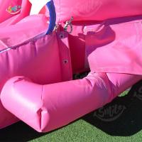 China Commercial Grade Pink Cat Inflatable Bounce House Slide Combo with Pool Kids Jumping Castle for Party Rental Business（YKC227) for sale