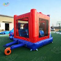 China Spider-Man Inflatable Water Slide Combo 6x4m Commercial Grade Bouncer House with Slide for Kids Backyard Party Rental（YKC231) for sale