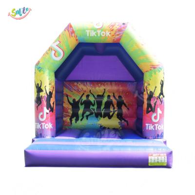 China Commercial Grade Inflatable Bouncy Castle Music Theme Jumping House Bouncer for Kids Party Social Media Theme Rental(YKB113) for sale
