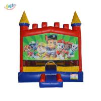 China Puppy Team Inflatable Bouncer House Kids Birthday Party Rental Commercial PVC Inflatable Jumper Castle with Slide(YKB117) for sale