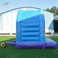 China Blue Party Time Inflatable Bouncer House for Kids Birthday Party Rental Business Outdoor Bouncy Castle with Roof（YKB119) for sale