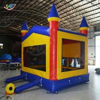 China Commercial Grade Inflatable Bounce House Party Rental Custom Banner Bouncy Castle Kids Jumper for Events(YKB120) for sale