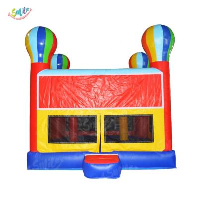 China Inflatable Bouncer Castle with Colorful Pillars and Front Step for Birthday Party Rental Events(YKB121) for sale